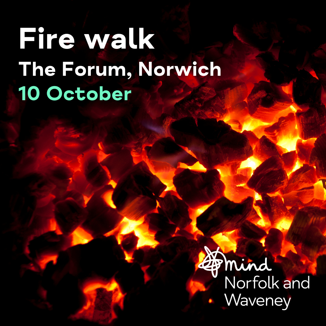 Norfolk and Waveney Mind - Fire Walk 2024